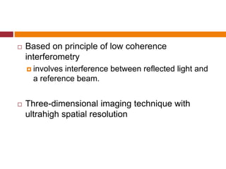 OCT in Ophthalmology | PPTX