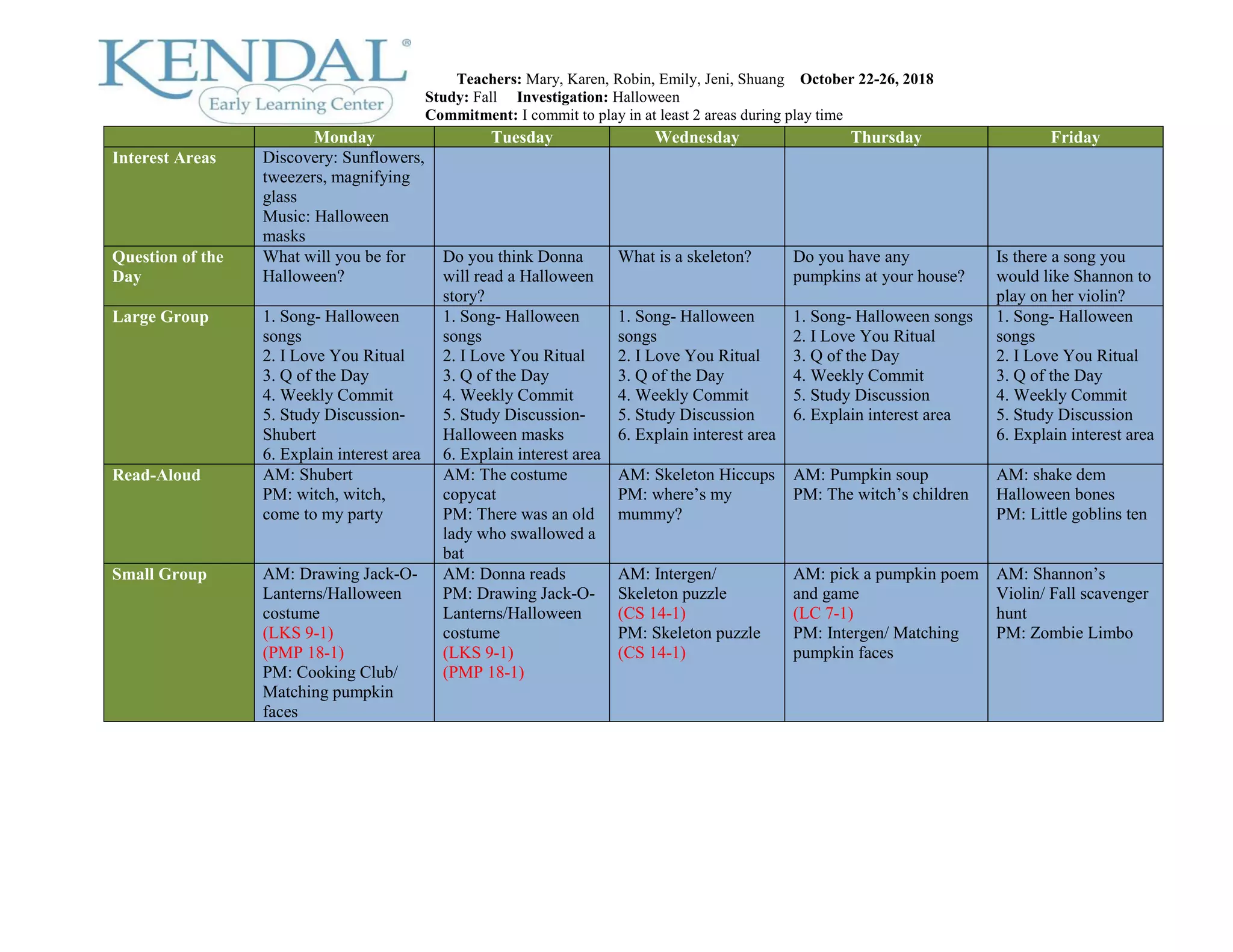 October Week 4 | PPT