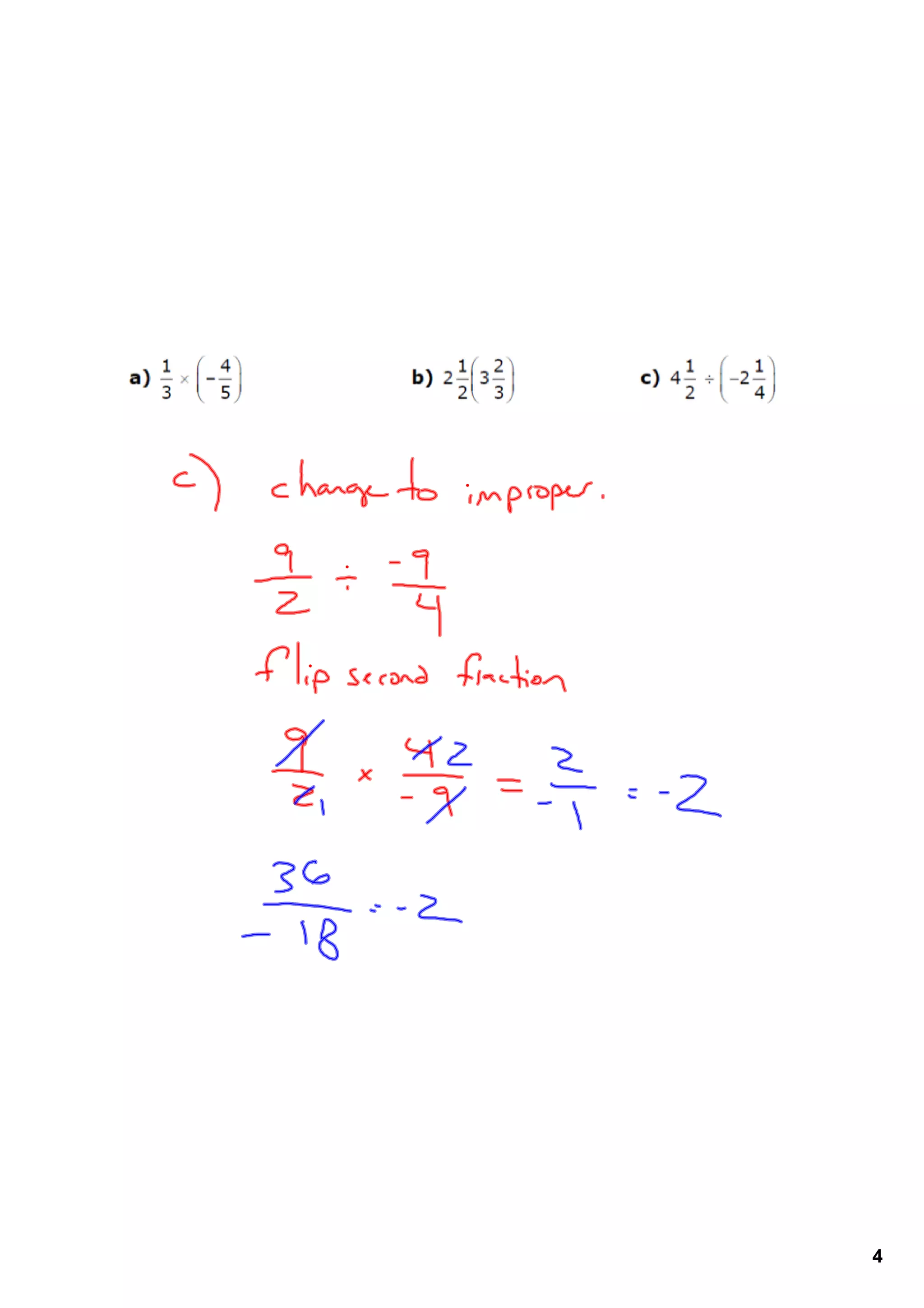 Oct. 28 Mult And Divide Fractions | PDF