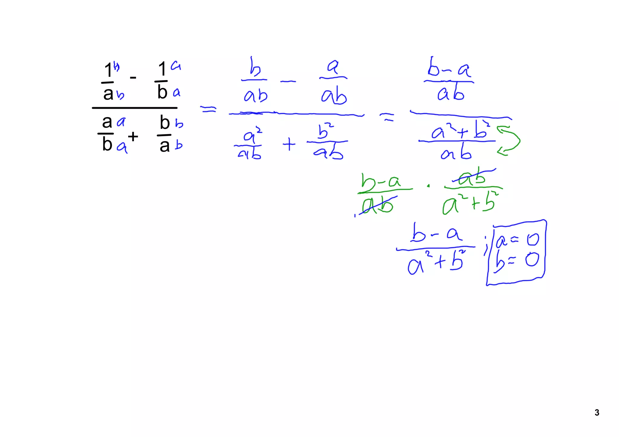 Oct. 30 Compound Algebraic Fractions | PDF