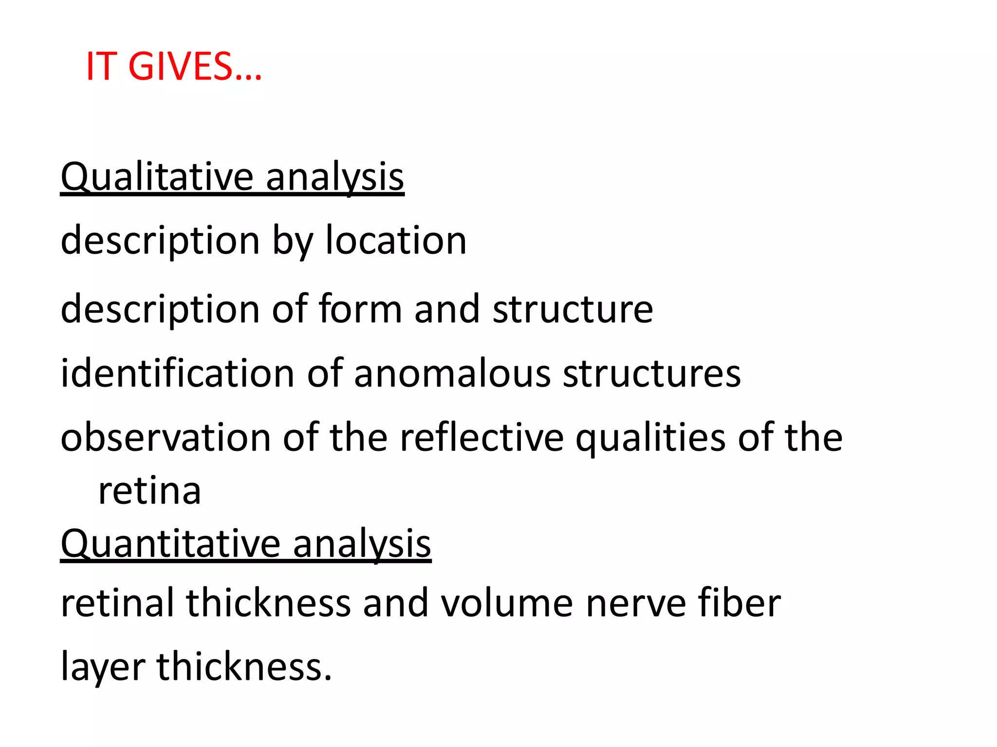 Optical coherence tomography(OCT) --macula | PPTX