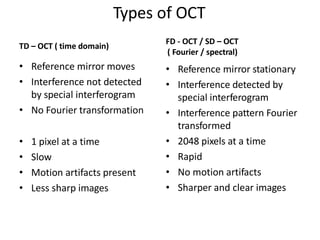 Optical coherence tomography(OCT) --macula | PPTX
