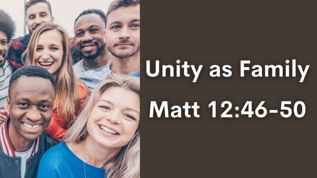 Unity is a Blessing | PPT