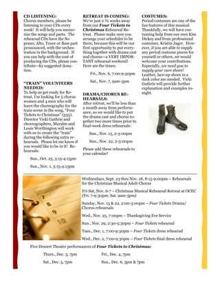 Oct 14 Choir Notes | PDF