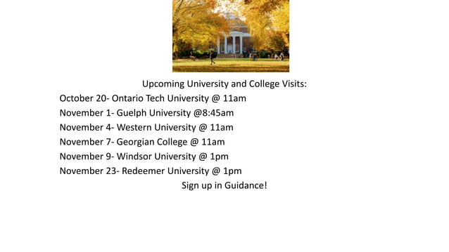 Announcements- Tuesday October 18, 2022 | PPTX