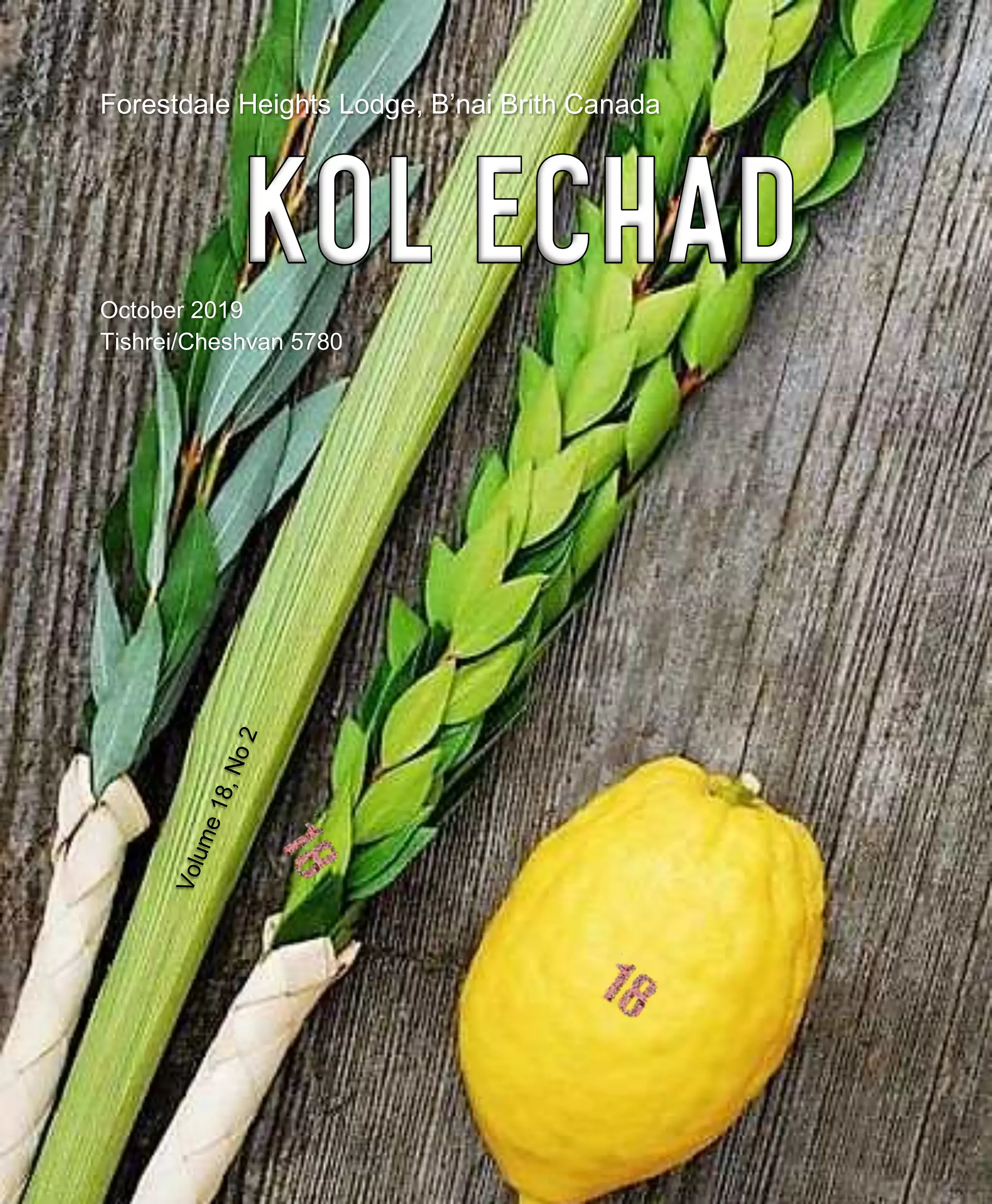 Kol Echad - October 2019 | PDF