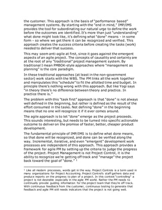 The Theory versus Practice of Project Management | DOC | Business and ...