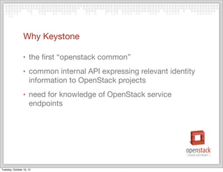 Oct 2012 state of project keystone | PPT