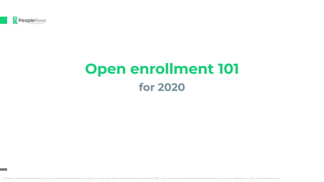 Open enrollment 101 | PPT