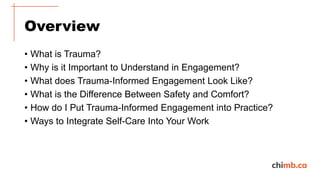 The Importance of Trauma-Informed Engagement | PPT