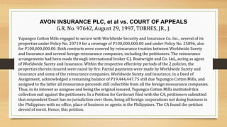 Insurance Law on Reinsurance Insurance Code of the Philippines | PPTX
