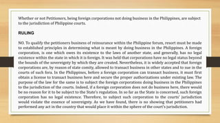 Insurance Law on Reinsurance Insurance Code of the Philippines | PPTX