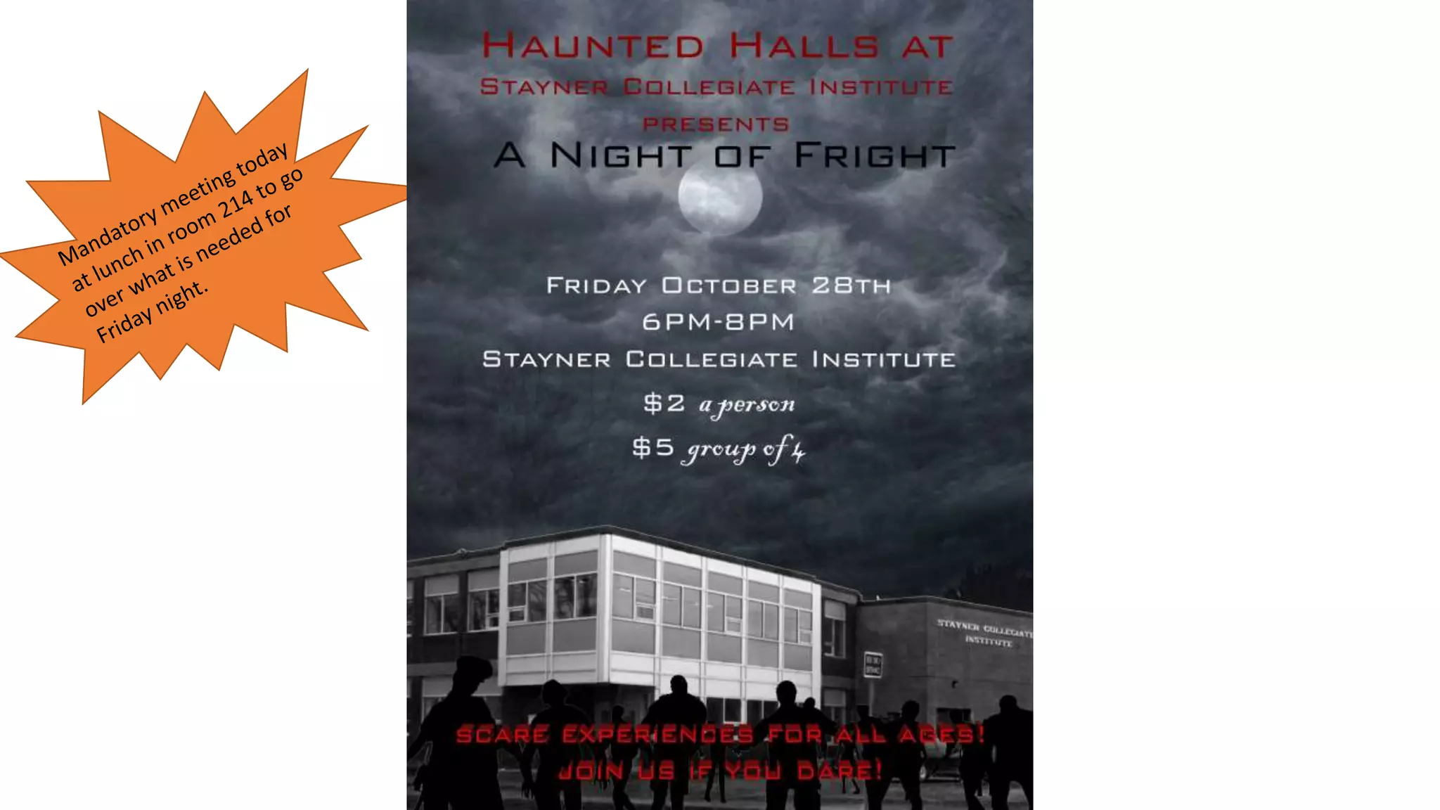 Announcements- Friday October 28, 2022 | PPT
