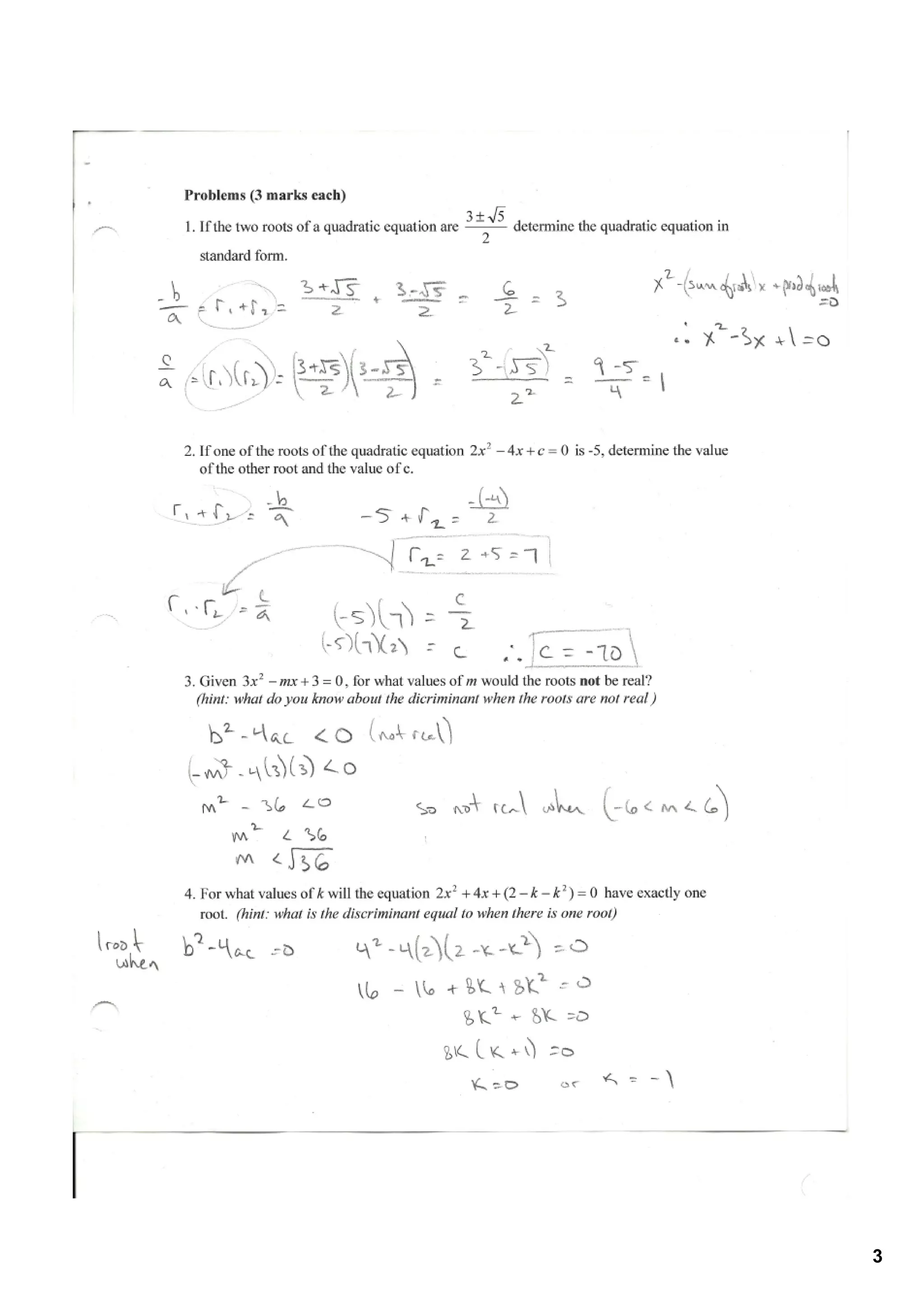 Oct 29 Algebra Assignment 1 Key | PDF