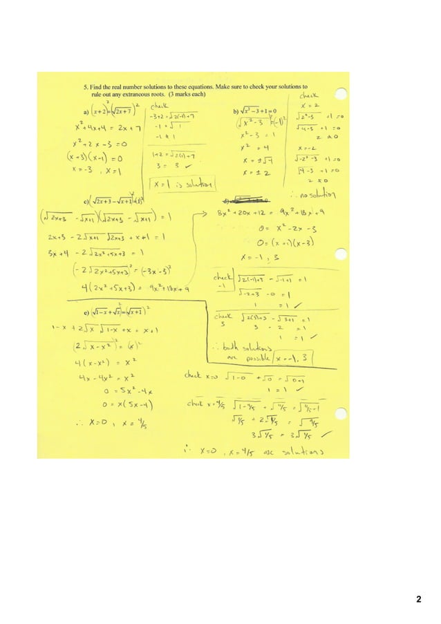 Oct 30 Algebra Assignment 2 Key | PDF