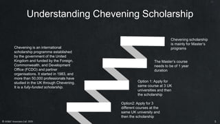 Chevening Scholarships in UK | PPTX