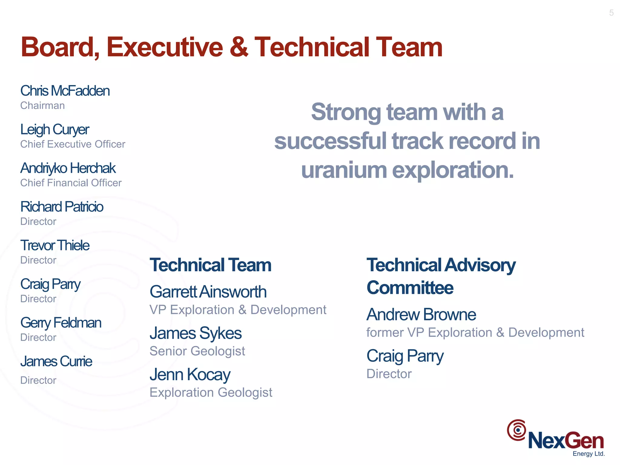 NexGen Energy Ltd. Presentation | PDF | Commodities | Economy