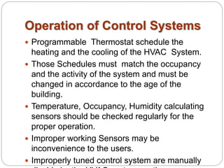 HVAC operation and Maintenance | PPTX