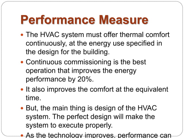 HVAC operation and Maintenance | PPTX
