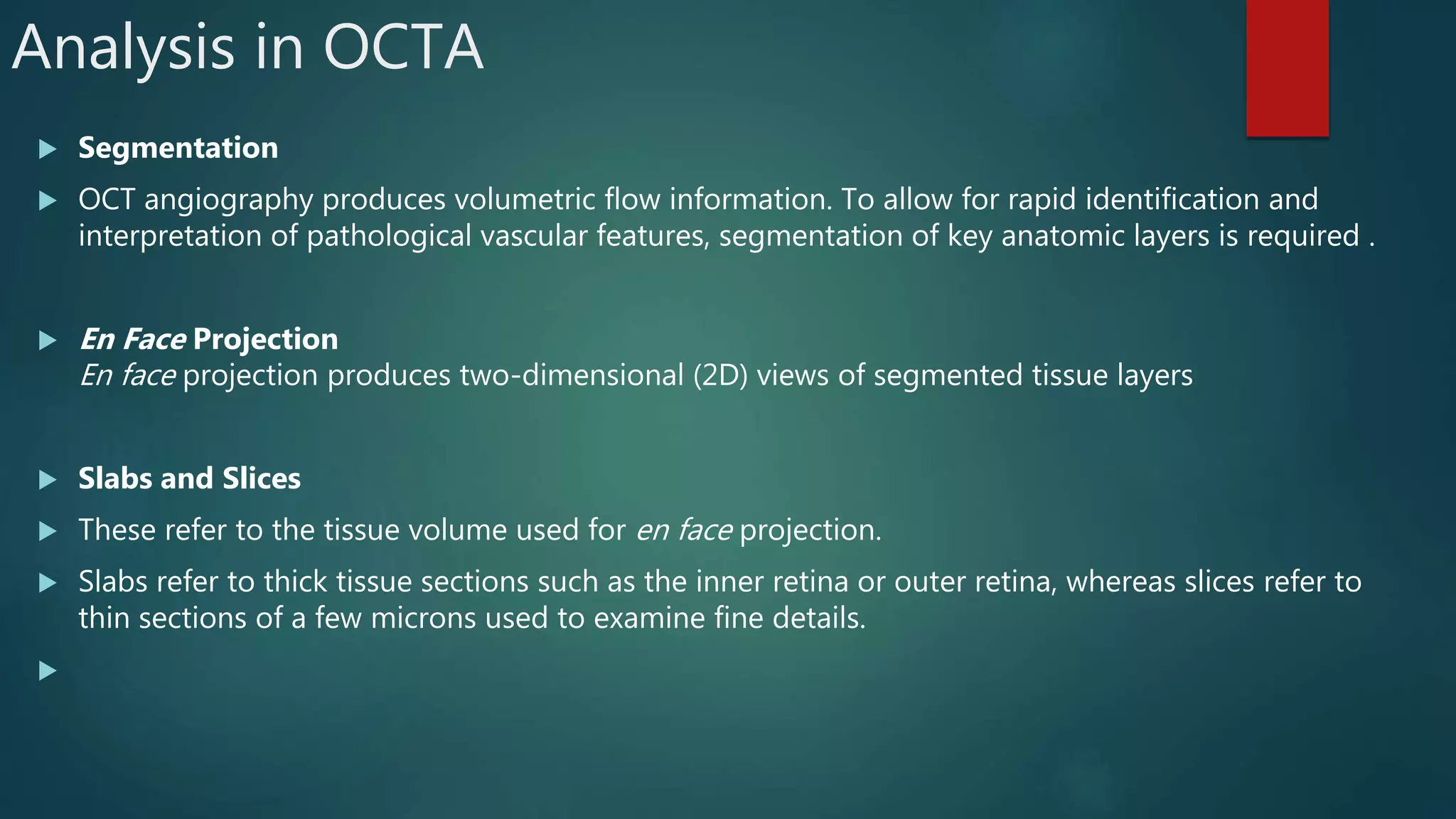 OCT Angiography | PPTX