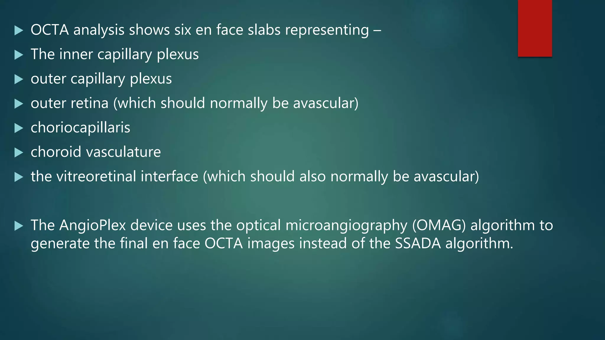 OCT Angiography | PPTX