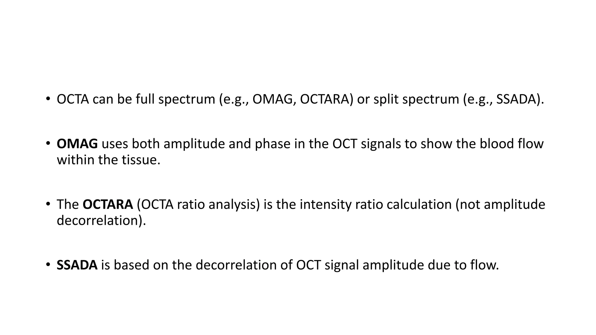 OPTICAL COHERENCE TOMOGRAPHY ANGIOGRAPHY | PPTX