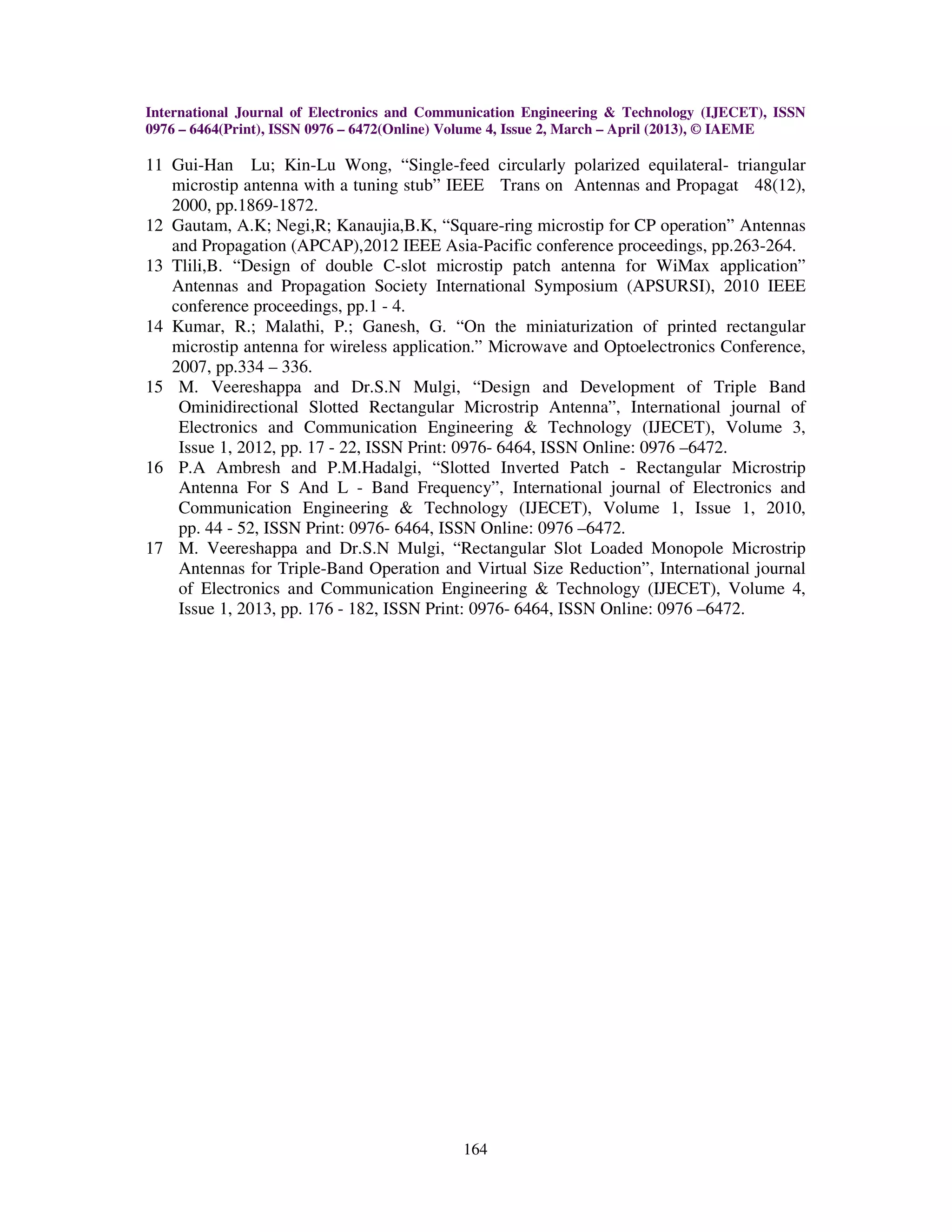 Octagon shaped slot loaded rectangular microstrip monopole antennas for ...