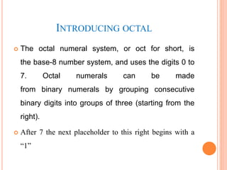 Octal encoding | PPTX
