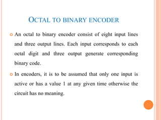 Octal encoding | PPTX
