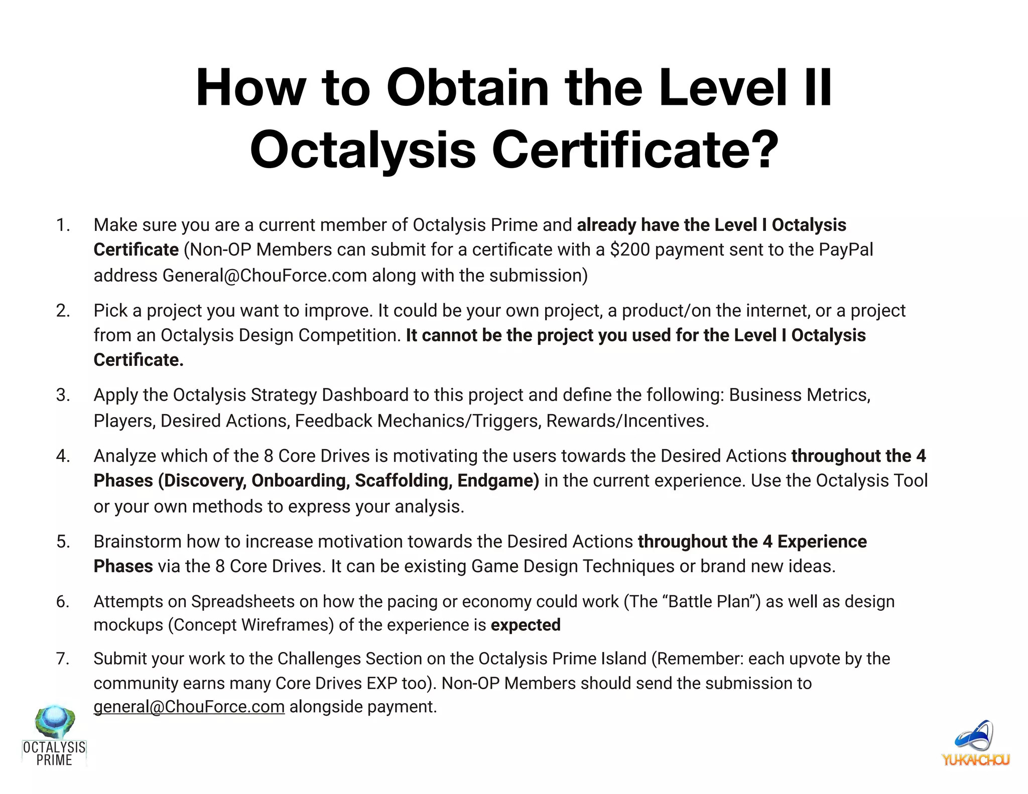 Octalysis Certificate - Level 2 | PDF