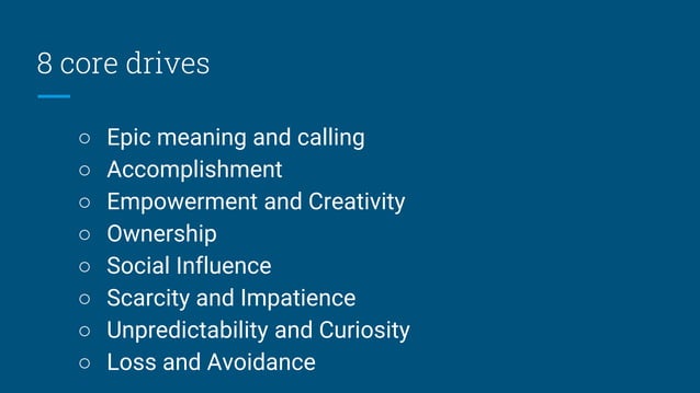 Octalysis Framework | PPT