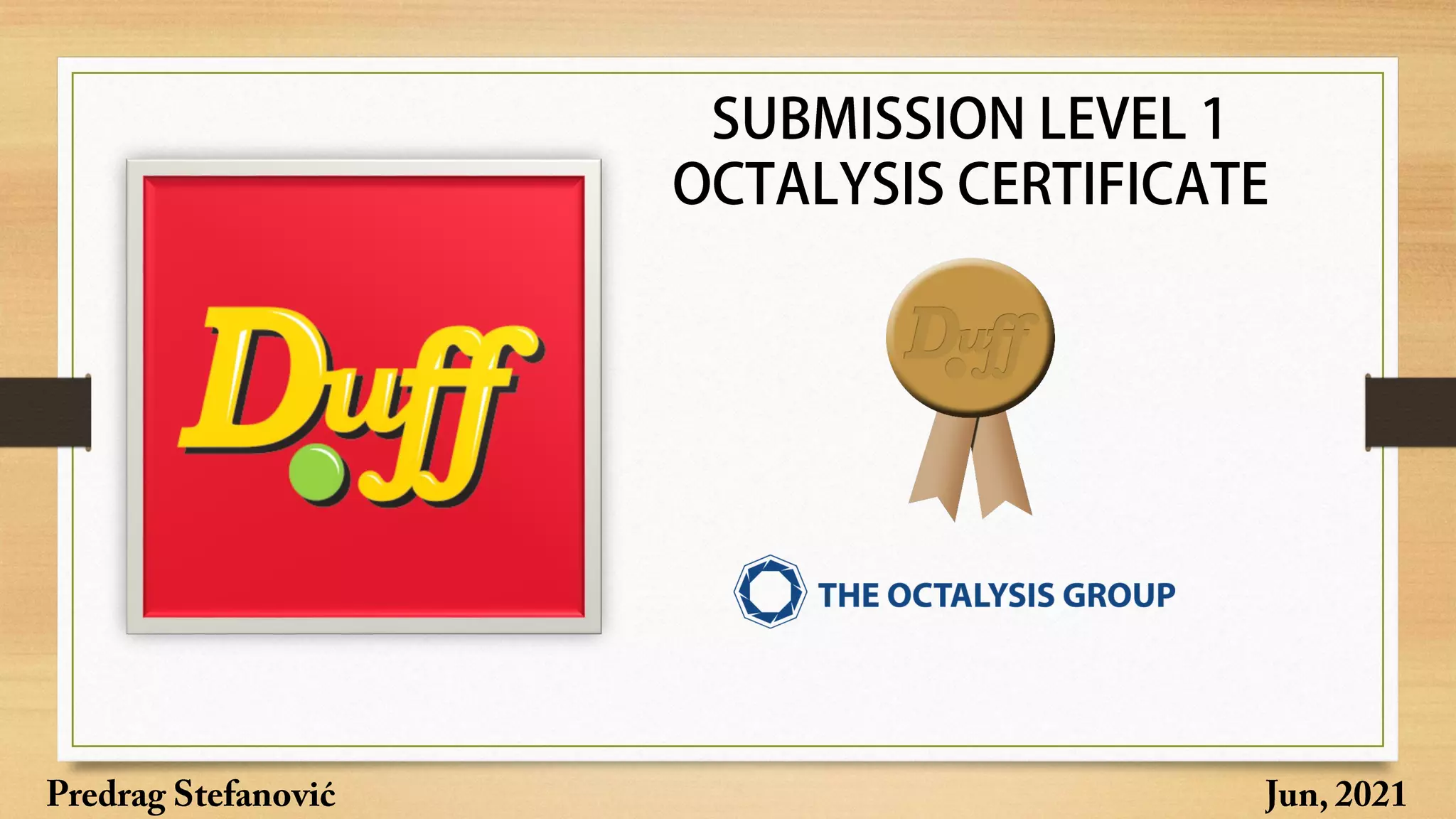 Octalysis Level 1 Certificate - Predrag Stefanovic - Duff.pdf