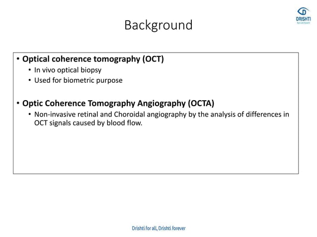 ABC of Oct and octa | PPTX | Eye and Vision Conditions | Diseases and ...