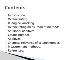 OCTANE and CETANE NUMBERS basics ex.pptx