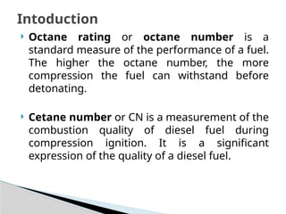 OCTANE and CETANE NUMBERS basics ex.pptx
