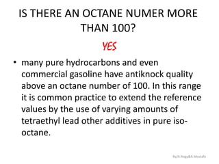 Octane number | PPTX