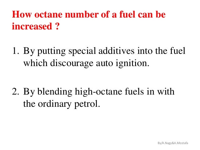 Octane number