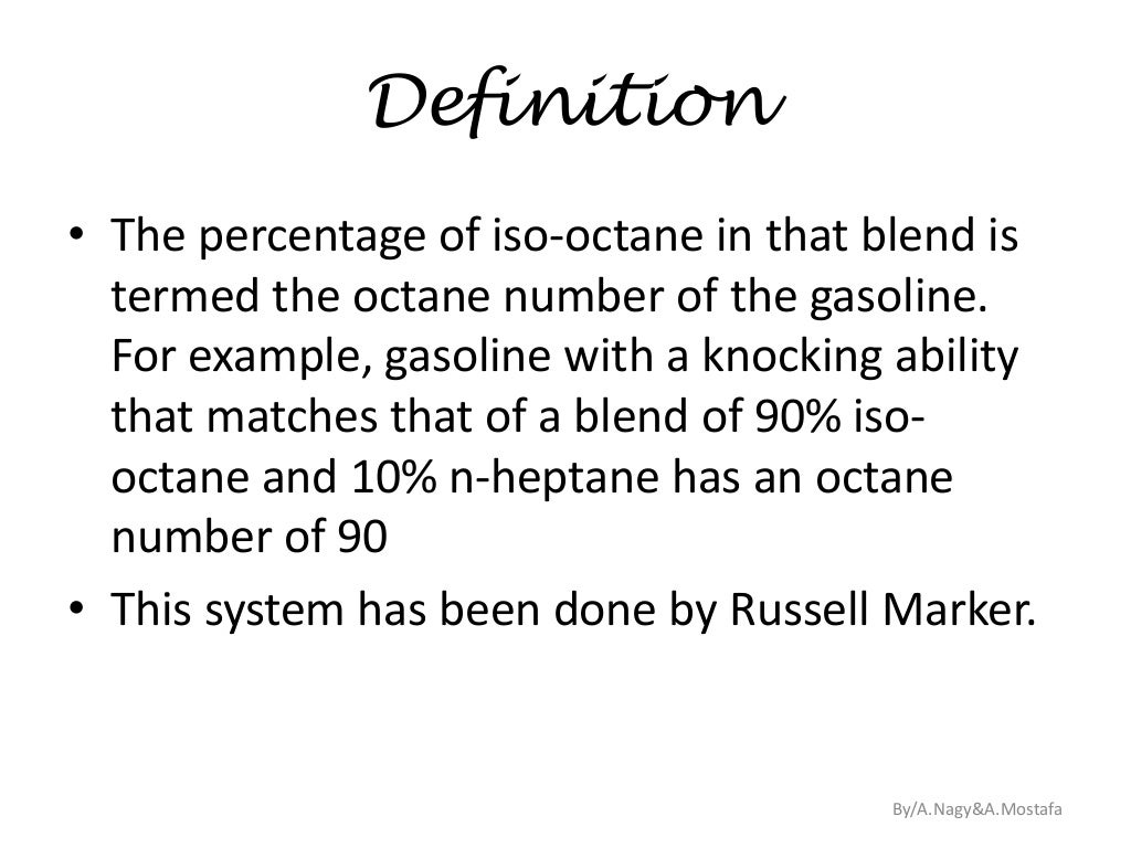 Octane Number