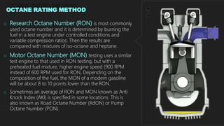 Octane number | PPTX