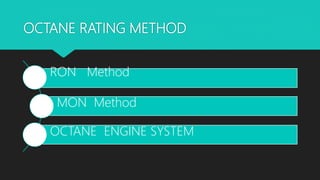 Octane number | PPTX