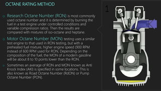 Octane number | PPTX
