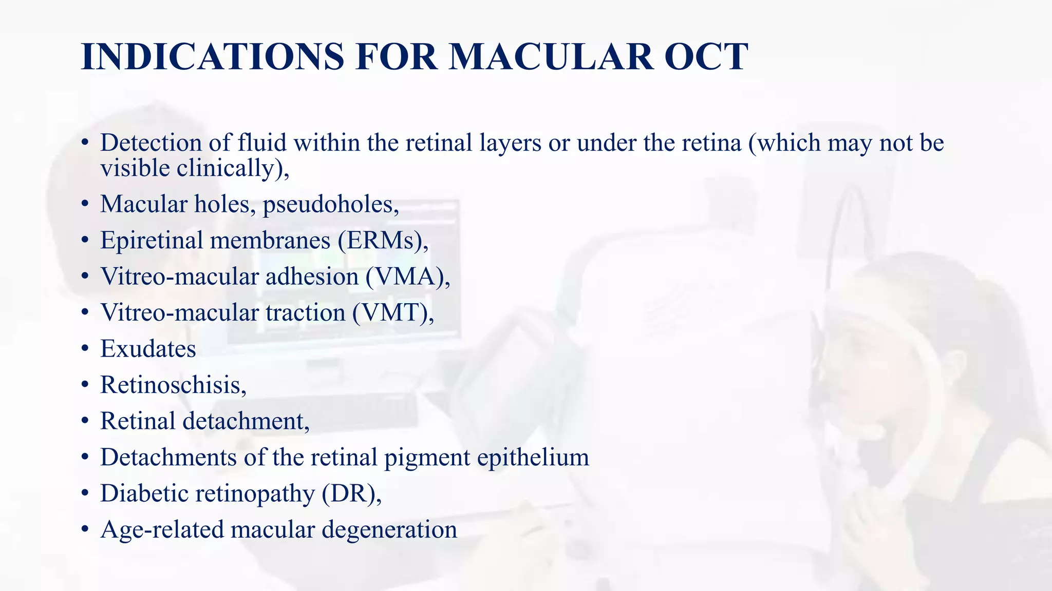 OCT MACULA INTERPRETATION. | PPTX