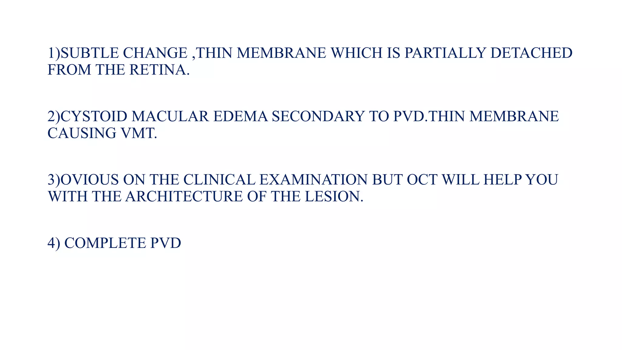 OCT MACULA INTERPRETATION. | PPTX