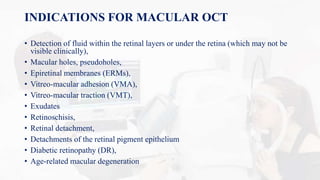 OCT MACULA INTERPRETATION. | PPTX