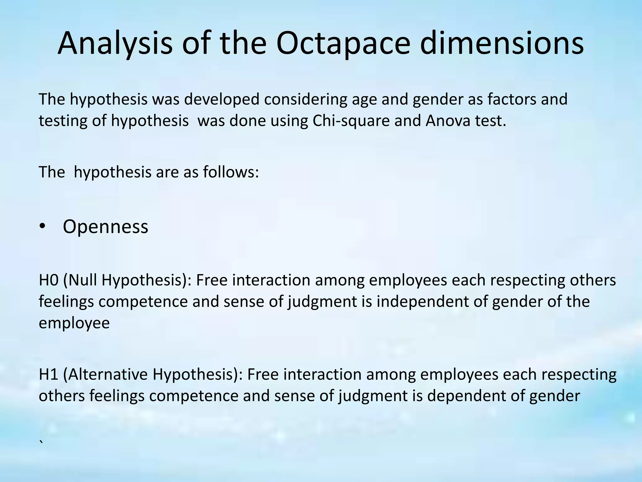 Octapace culture at Mahindra and Mahindra | PPTX