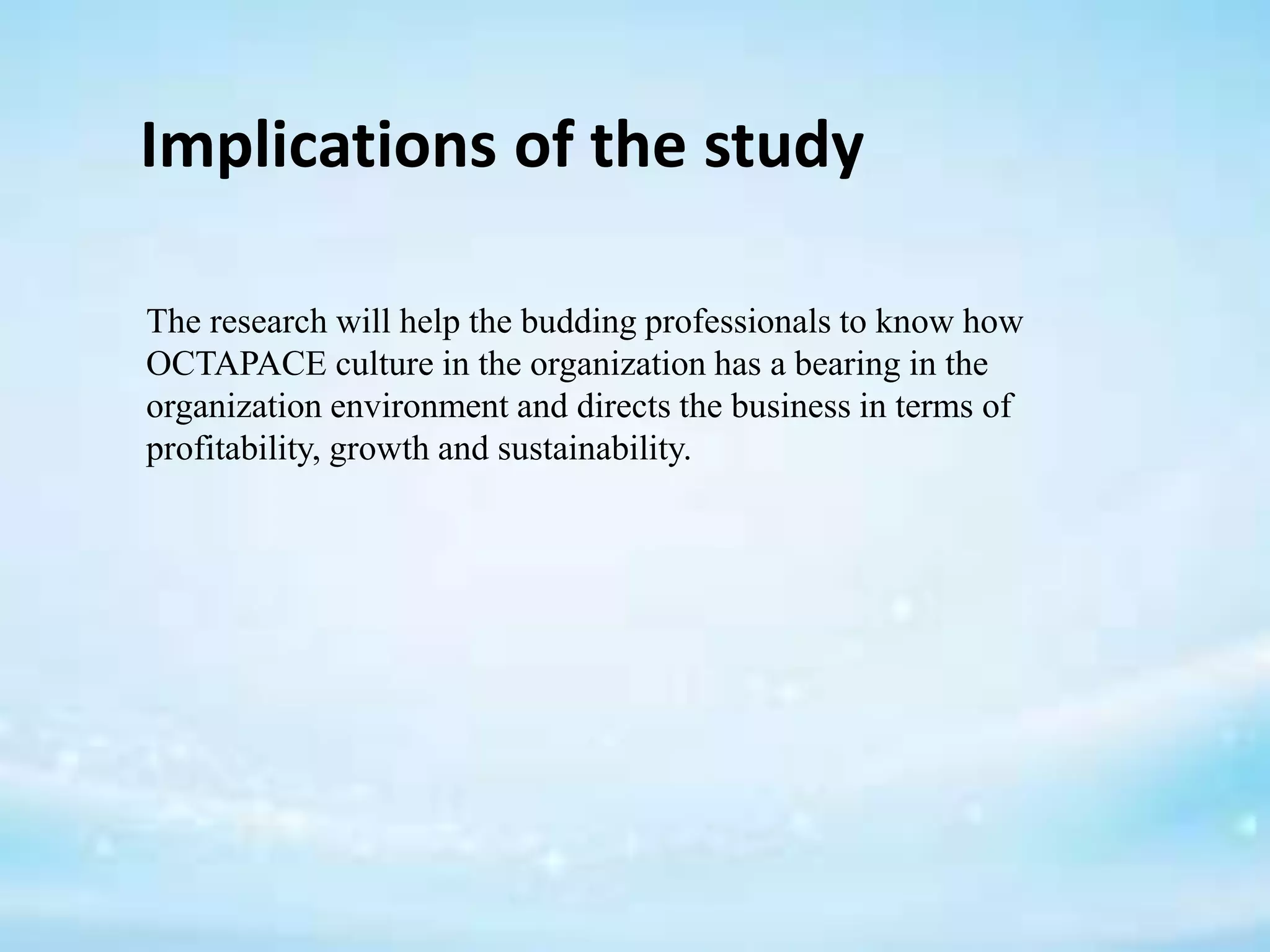 Octapace culture at Mahindra and Mahindra | PPTX