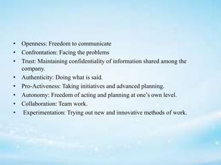 Octapace culture at Mahindra and Mahindra | PPTX