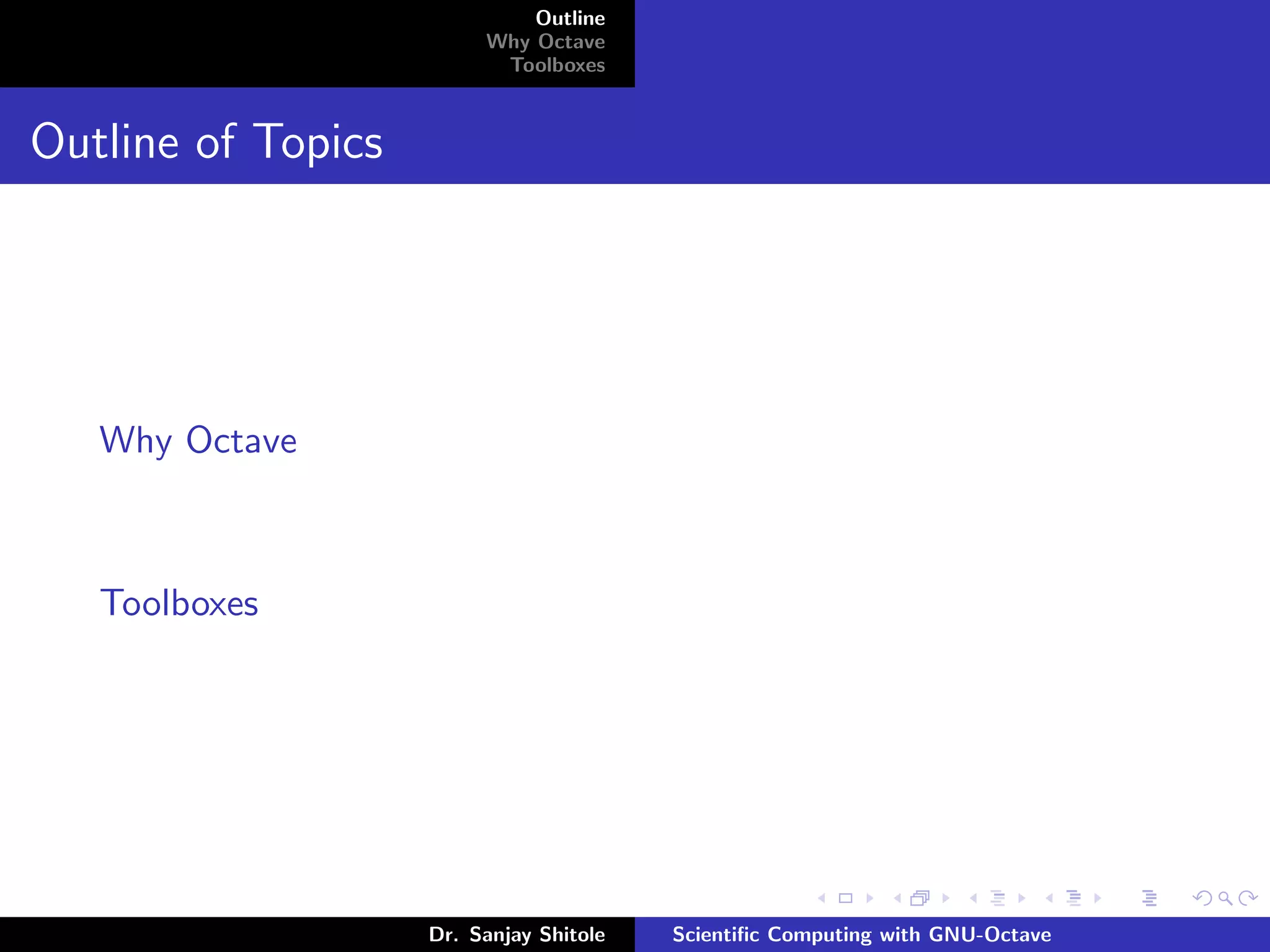 Scientific Computing with GNU-Octave | PPT