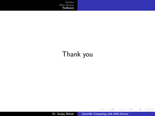 Scientific Computing with GNU-Octave | PDF | Computer Software and Applications | Computing