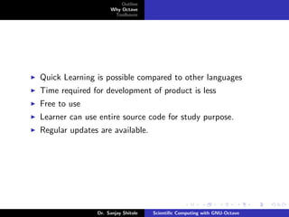 Scientific Computing with GNU-Octave | PDF | Computer Software and Applications | Computing